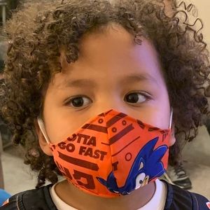 Passion of Essence | Accessories | Sonic The Hedgehog Kid Face Masks 2 ...